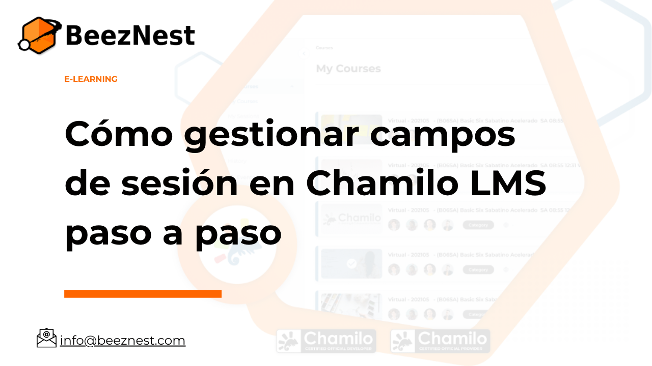 Cómo gestionar campos de sesión en Chamilo LMS paso a paso | BeezNest